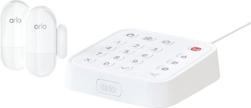 Arlo - Home Security System with Wired Keypad Sensor Hub and (2) 8-in-1 ...