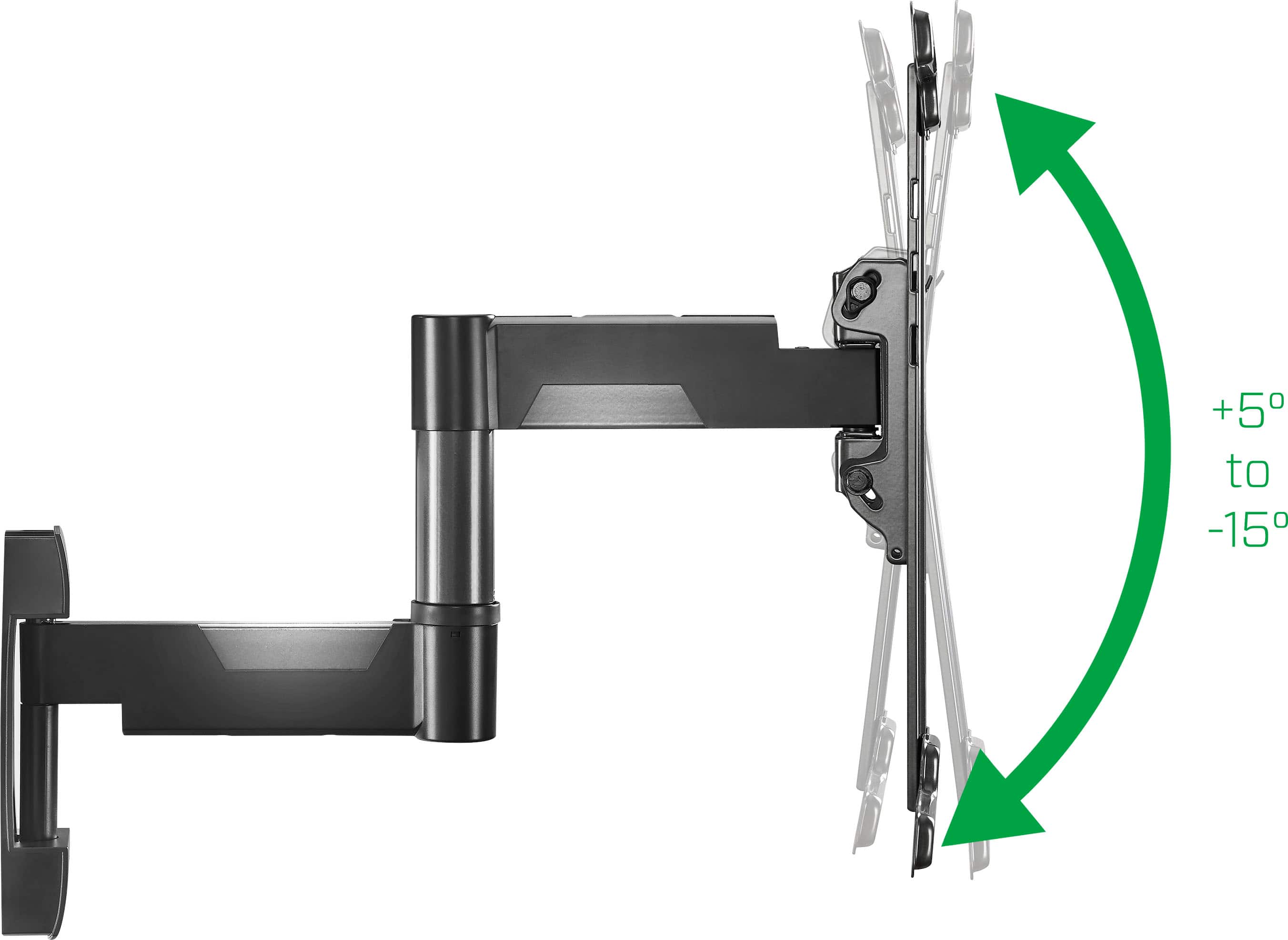 Rocketfish™ - Full-Motion TV Wall Mount for Most 32”-55” TVs - Black ...