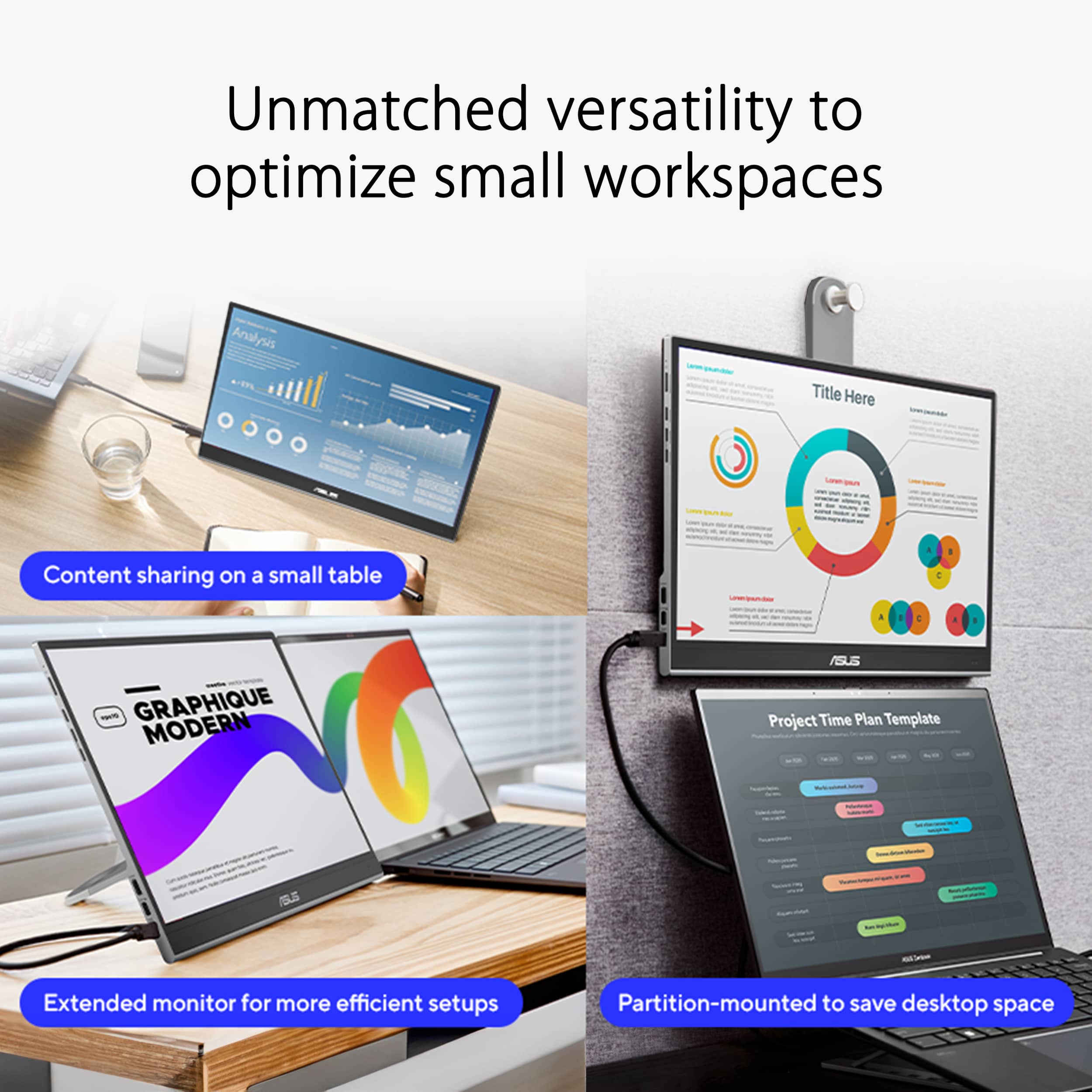 ASUS - ZenScreen 15.6" OLED FHD 1080P USB Type-C Portable Monitor with ...