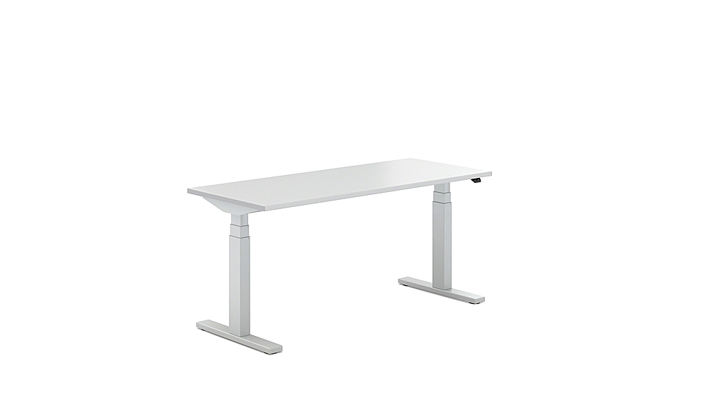 Steelcase - Migration SE Adjustable Height Standing Desk - Arctic White ...
