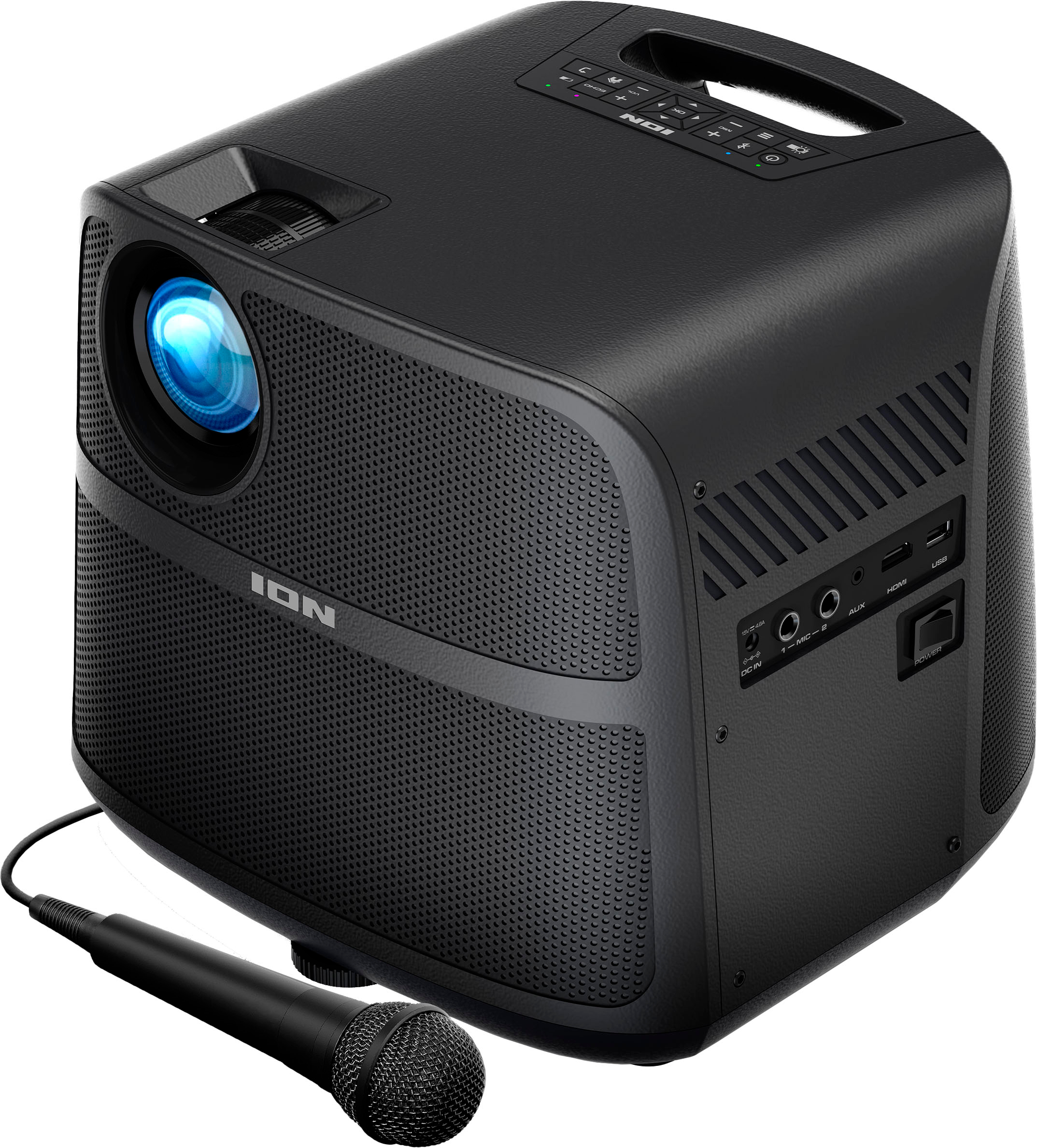 ION Audio - Projector Deluxe HD Battery/AC Powered 720P HD LED ...