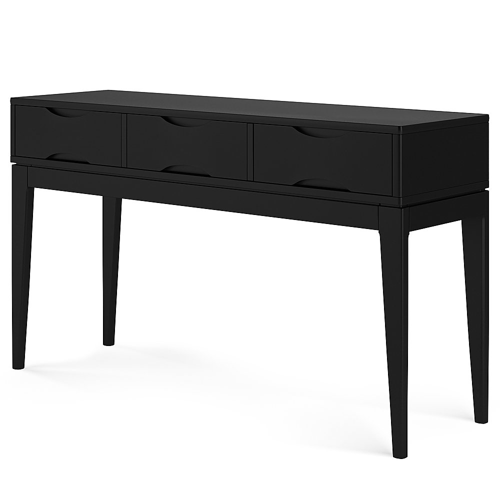 Simpli Home - Harper Console Sofa Table - Black - Angle
