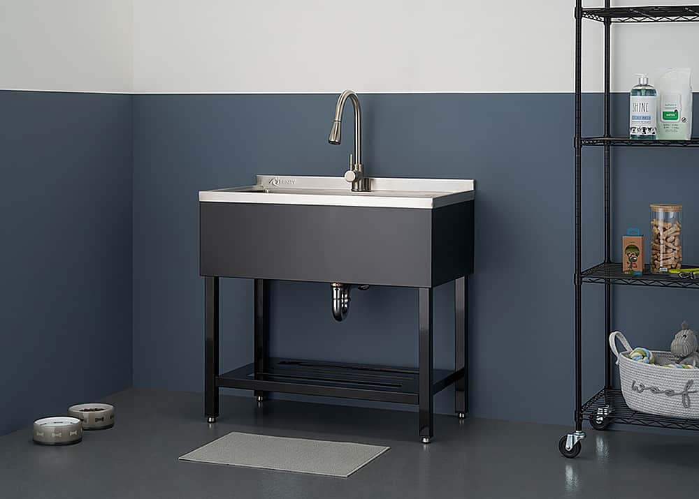 TRINITY - 30x14x11.5 Basin | Stainless Steel Utility Sink | NSF | w ...