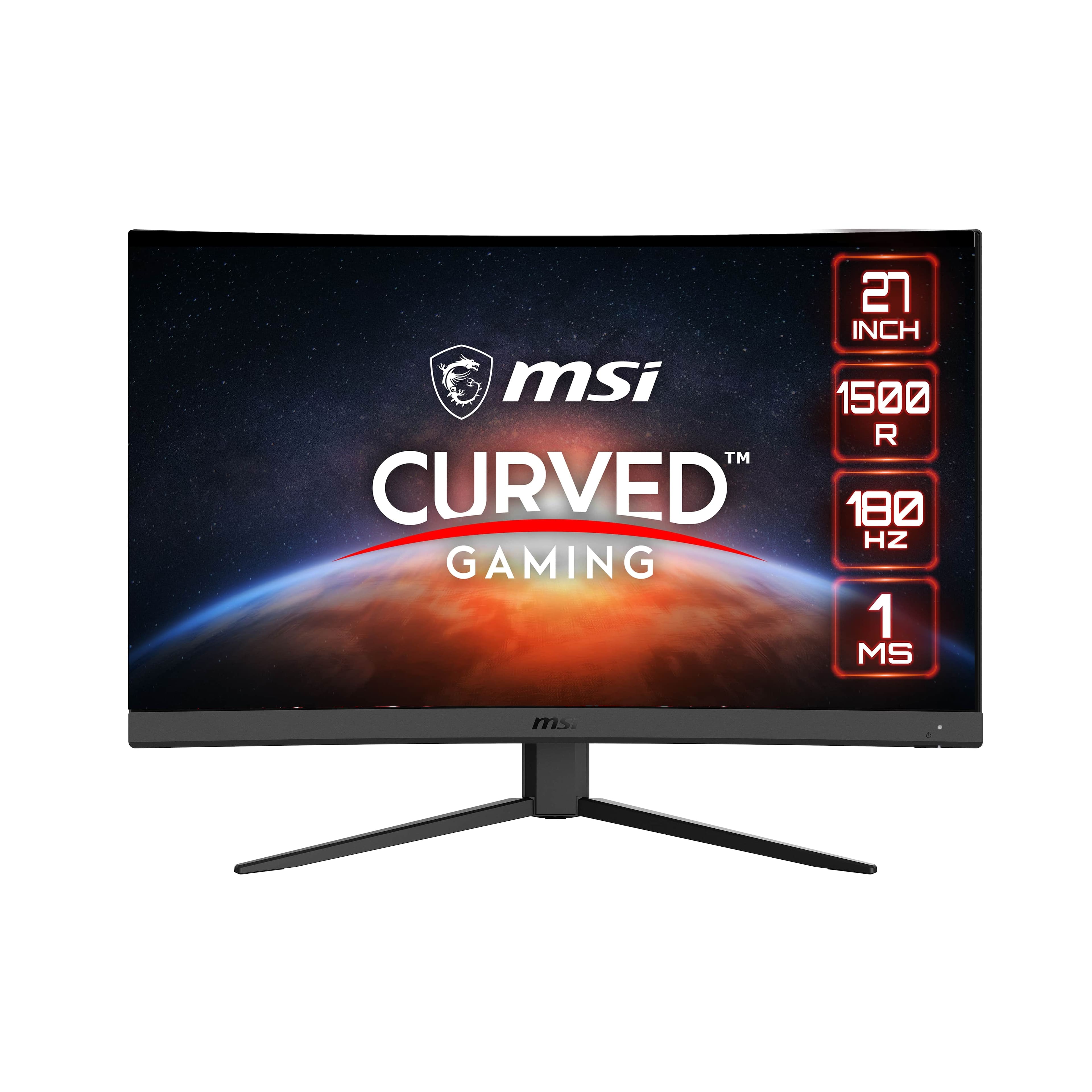 MSI - G27C4 E3 27" Curved FHD 180Hz 1ms Gaming Monitor (DisplayPort ...